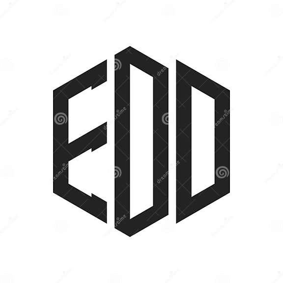 EDD Logo Design. Initial Letter EDD Monogram Logo Using Hexagon Shape ...