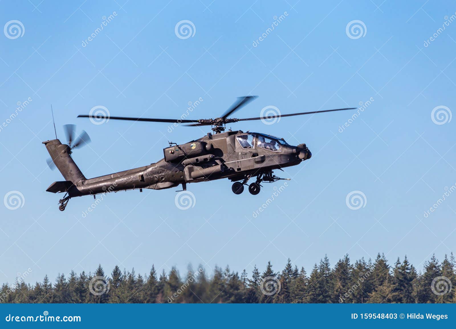 Dutch Apache Attack Helicopter Editorial Stock Photo - Image of apache ...
