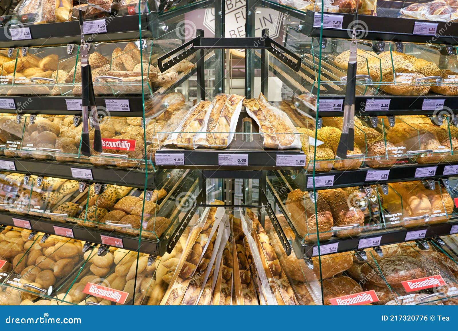 Interior Shot of EDEKA Sapphire Supermarket in Berlin Editorial Photo ...