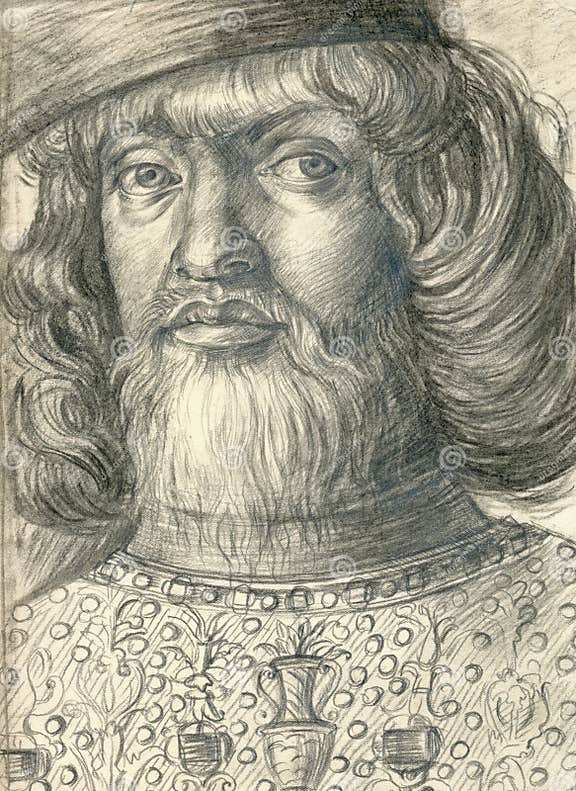 Edelman - tekening, schets stock illustratie. Illustration of handel ...