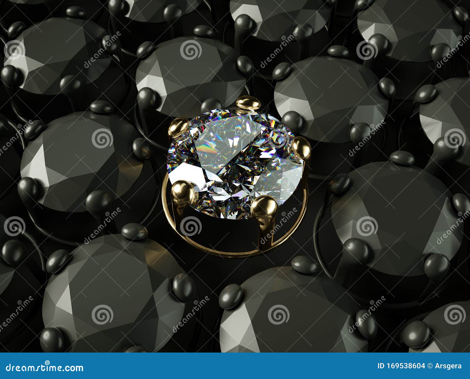 Edelstein Oder Diamant Aus Billigen Edelsteinen Aus Plastik Stock ...