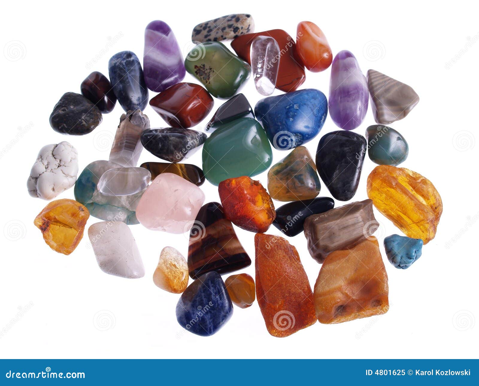 Edelstenen stock afbeelding. Image of ambergeel, groep - 4801625