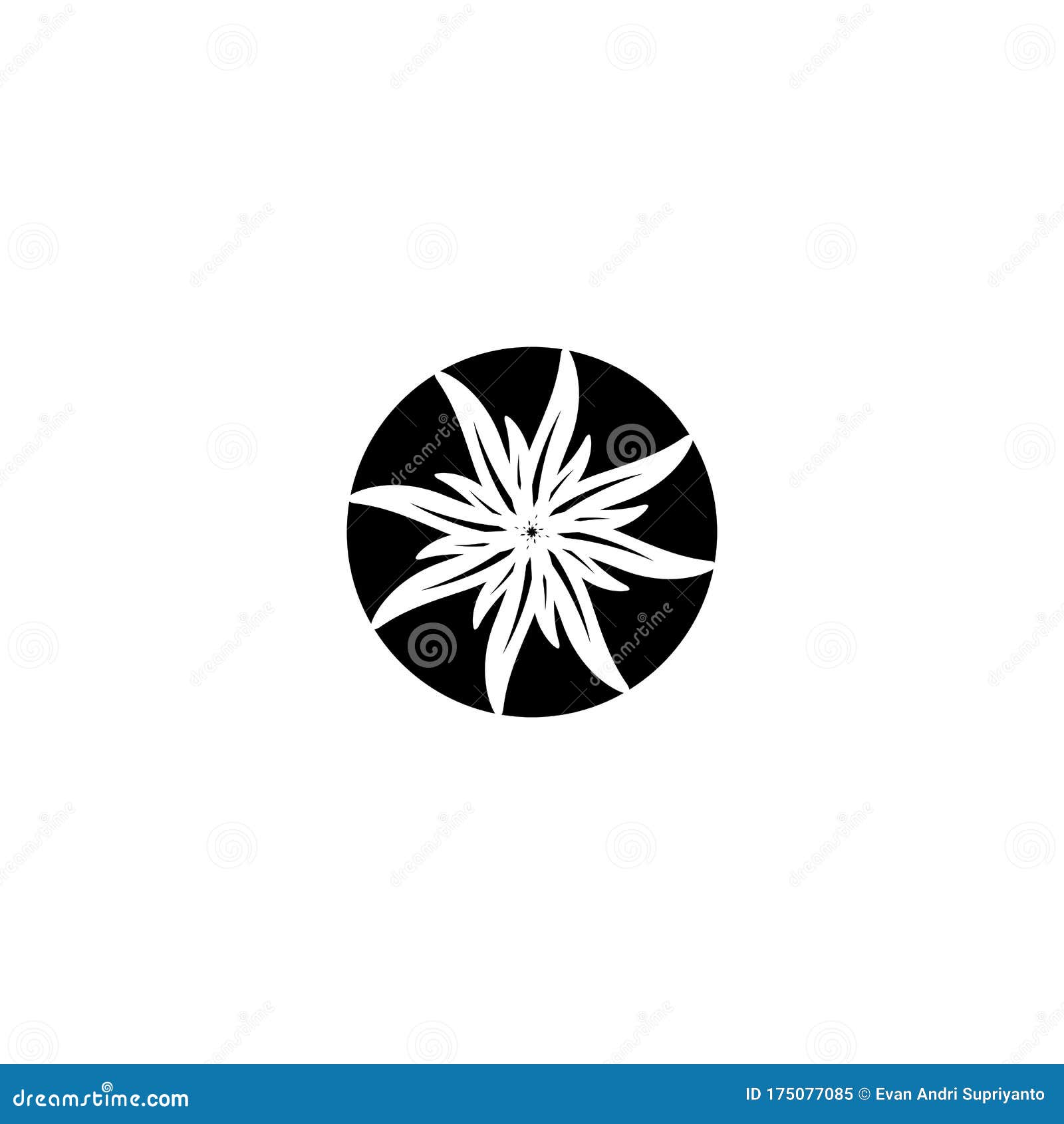 Edelweiss Logo Template Vector Stock Illustration - Illustration of ...