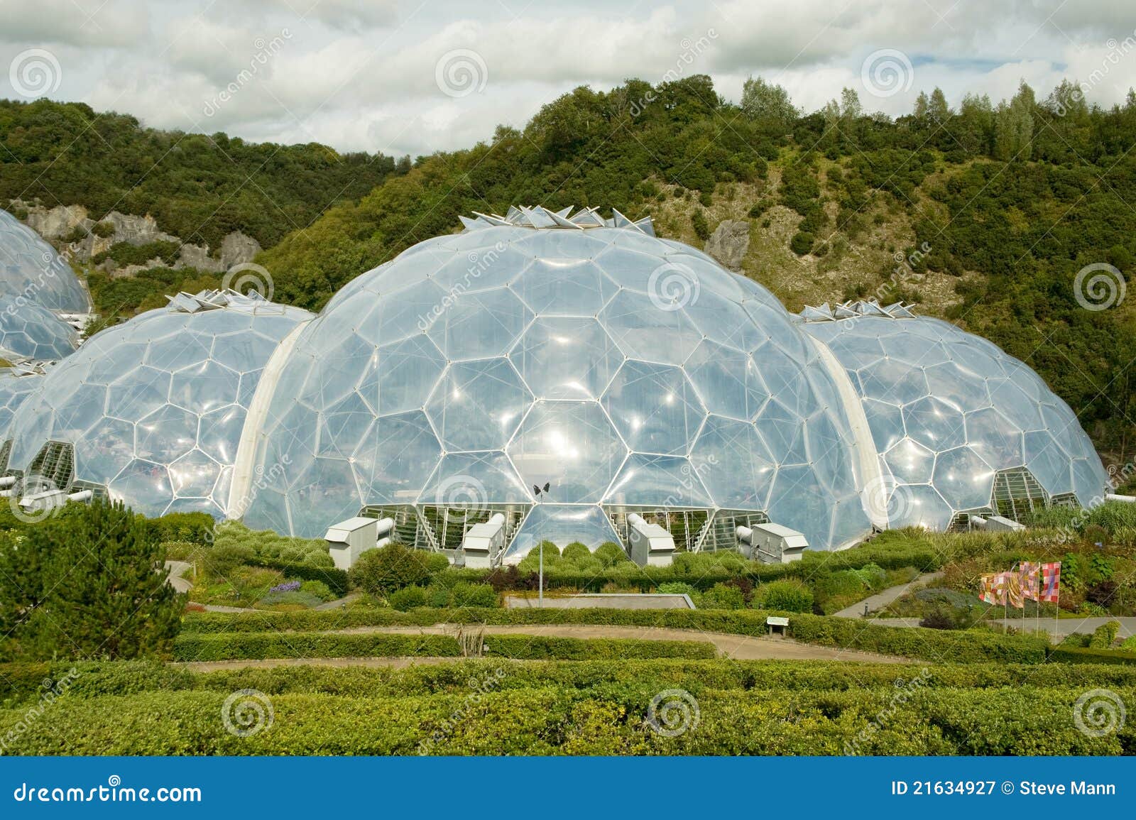 Eden project stock image. Image of landmark, building - 21634927