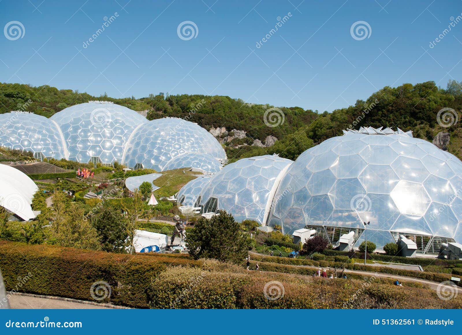 Eden Project Biomes editorial photo. Image of biome, arch - 51362561