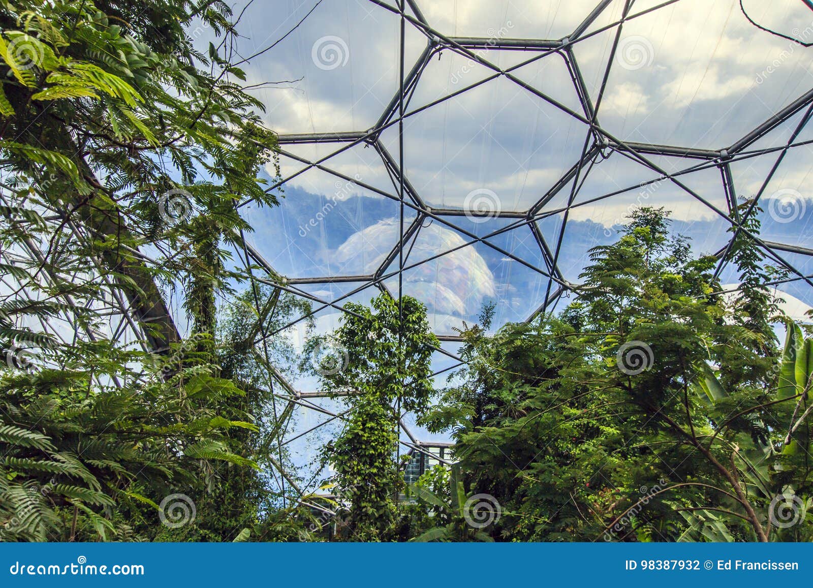 Eden Project, Bodelva, Cornwall, England. Editorial Photography - Image ...