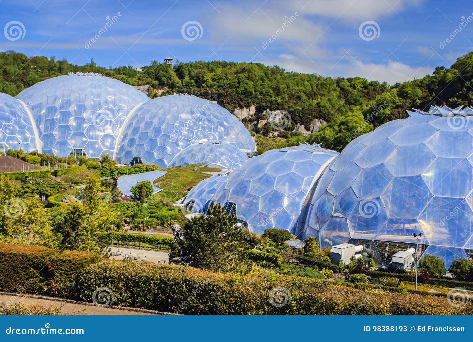Eden Project, Bodelva, Cornwall, England. Editorial Stock Photo - Image ...