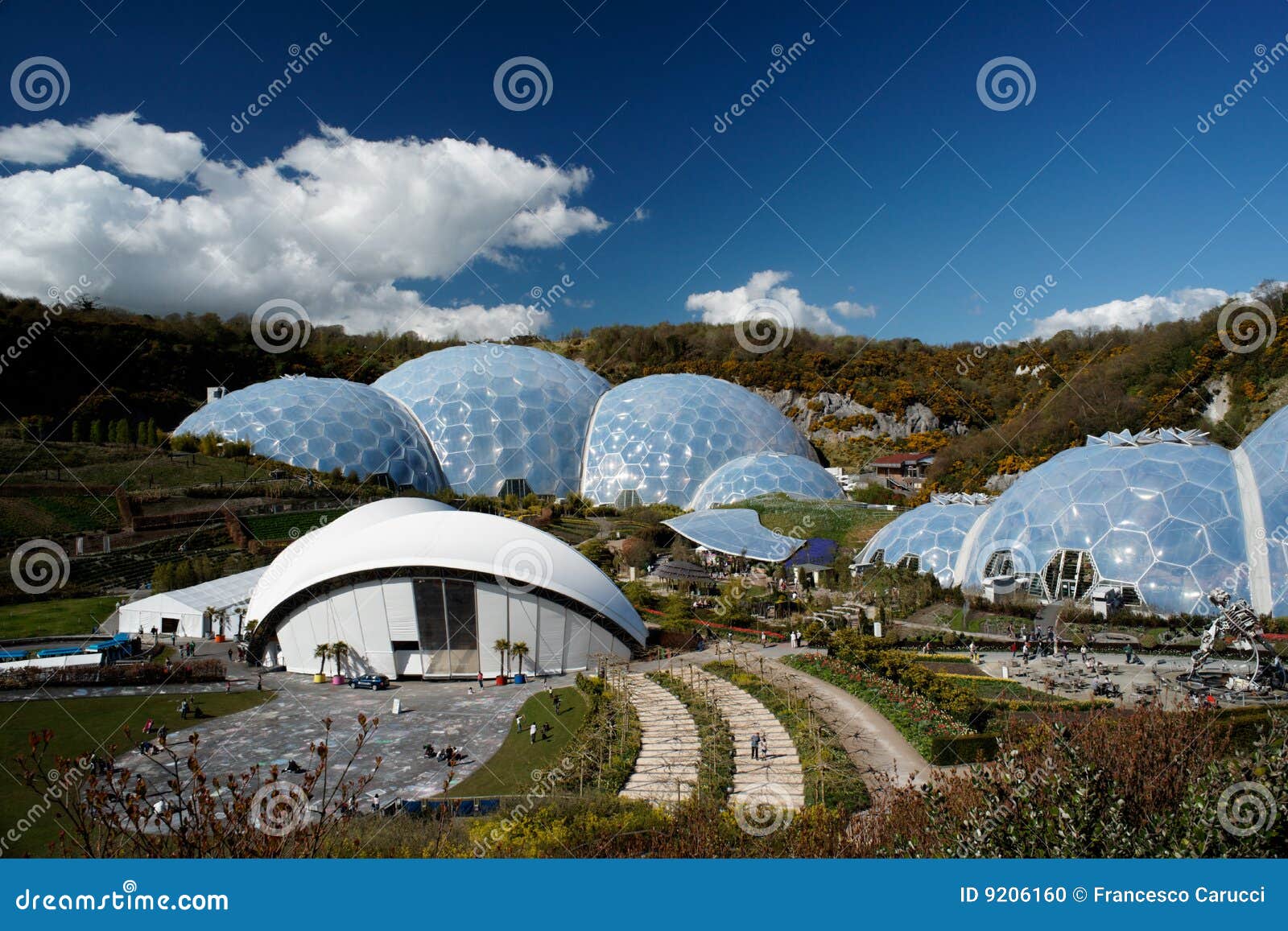 Eden Project, Cornwall stock photo. Image of earth, dome - 9206160