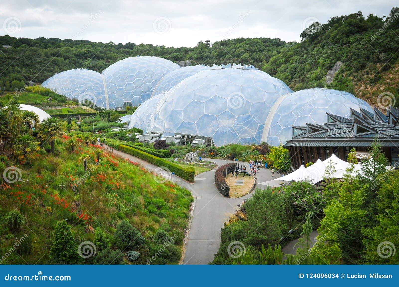 Eden Project, Cornwall editorial stock image. Image of cornwall - 124096034