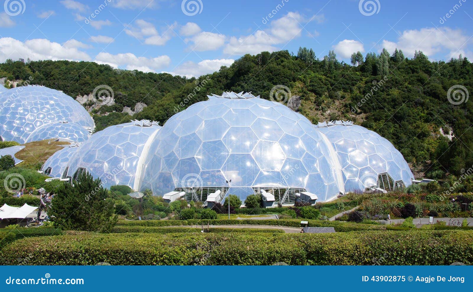 Eden Project in St. Austell Cornwall Stock Image - Image of cornwall ...
