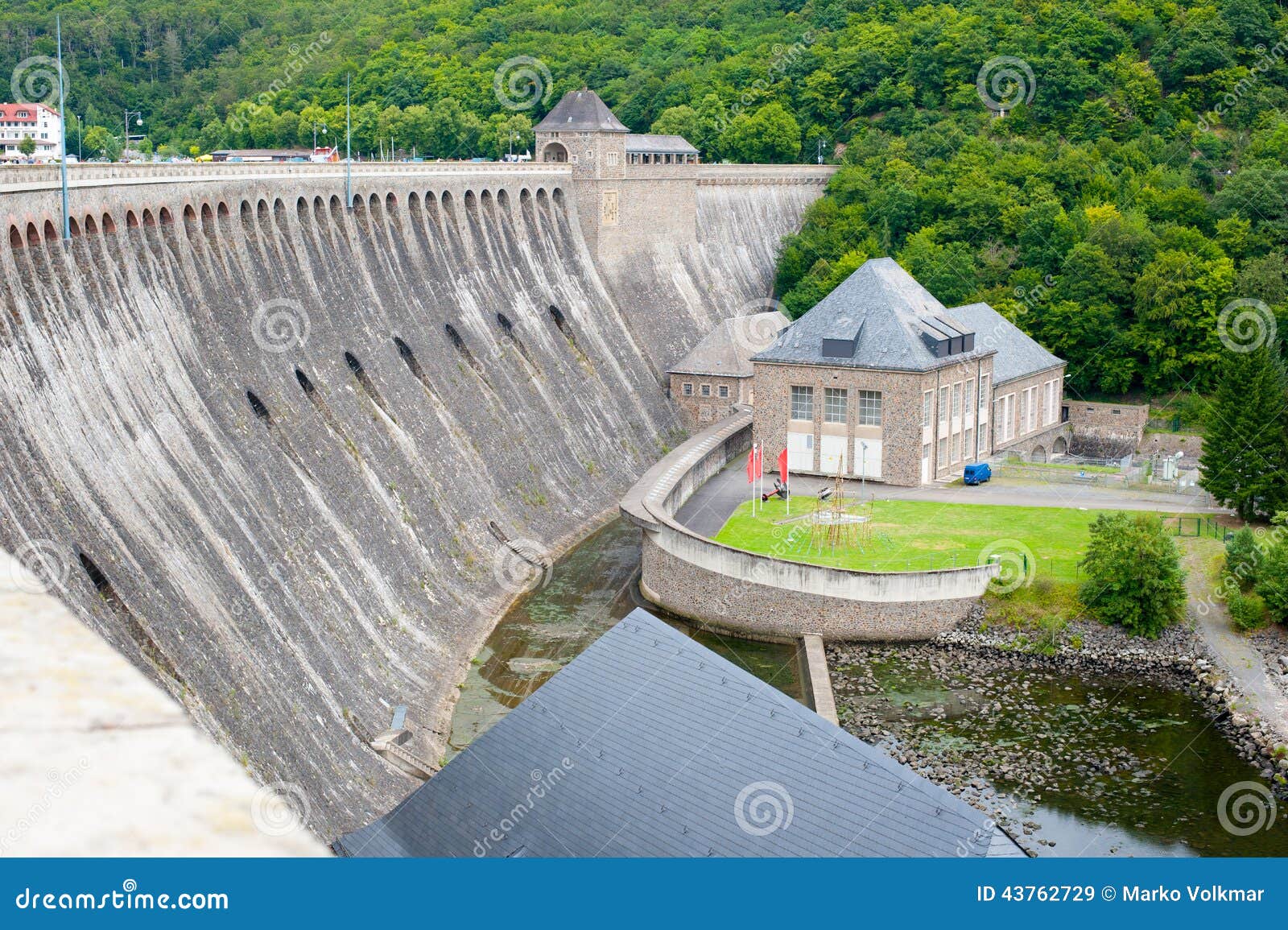 Edersee dam Germany stock image. Image of hydroelectric - 43762729
