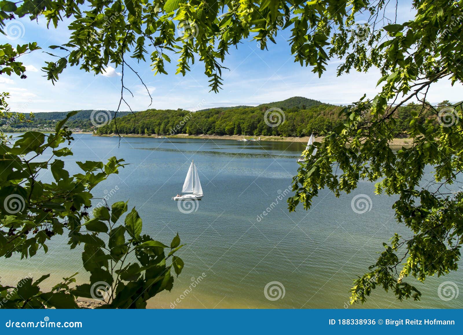 Edersee in Germany stock photo. Image of nature, outdoor - 188338936