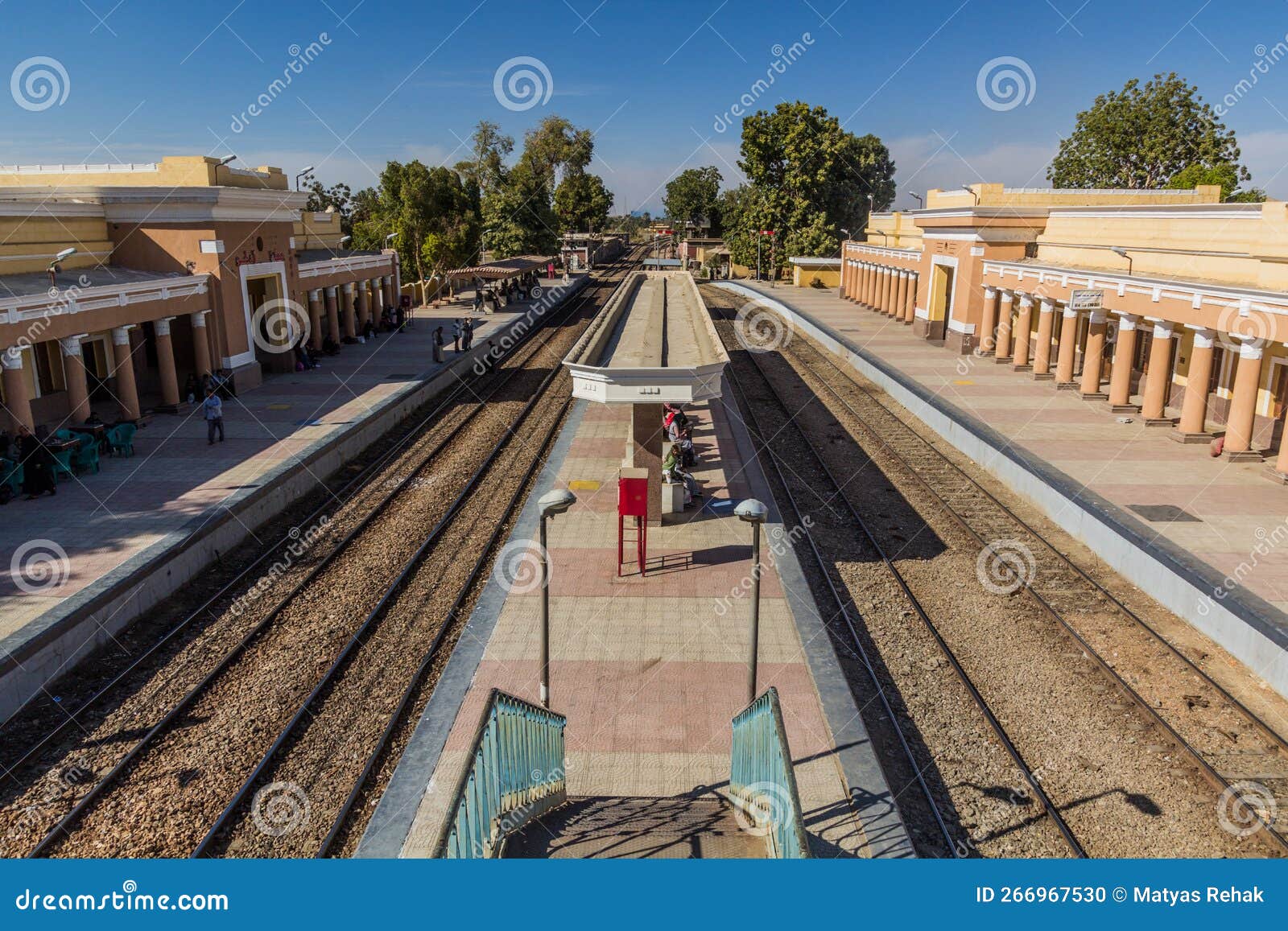 EDFU, EGYPT - FEB 17, 2019: View of Edfu Railway Station, Egy Editorial ...