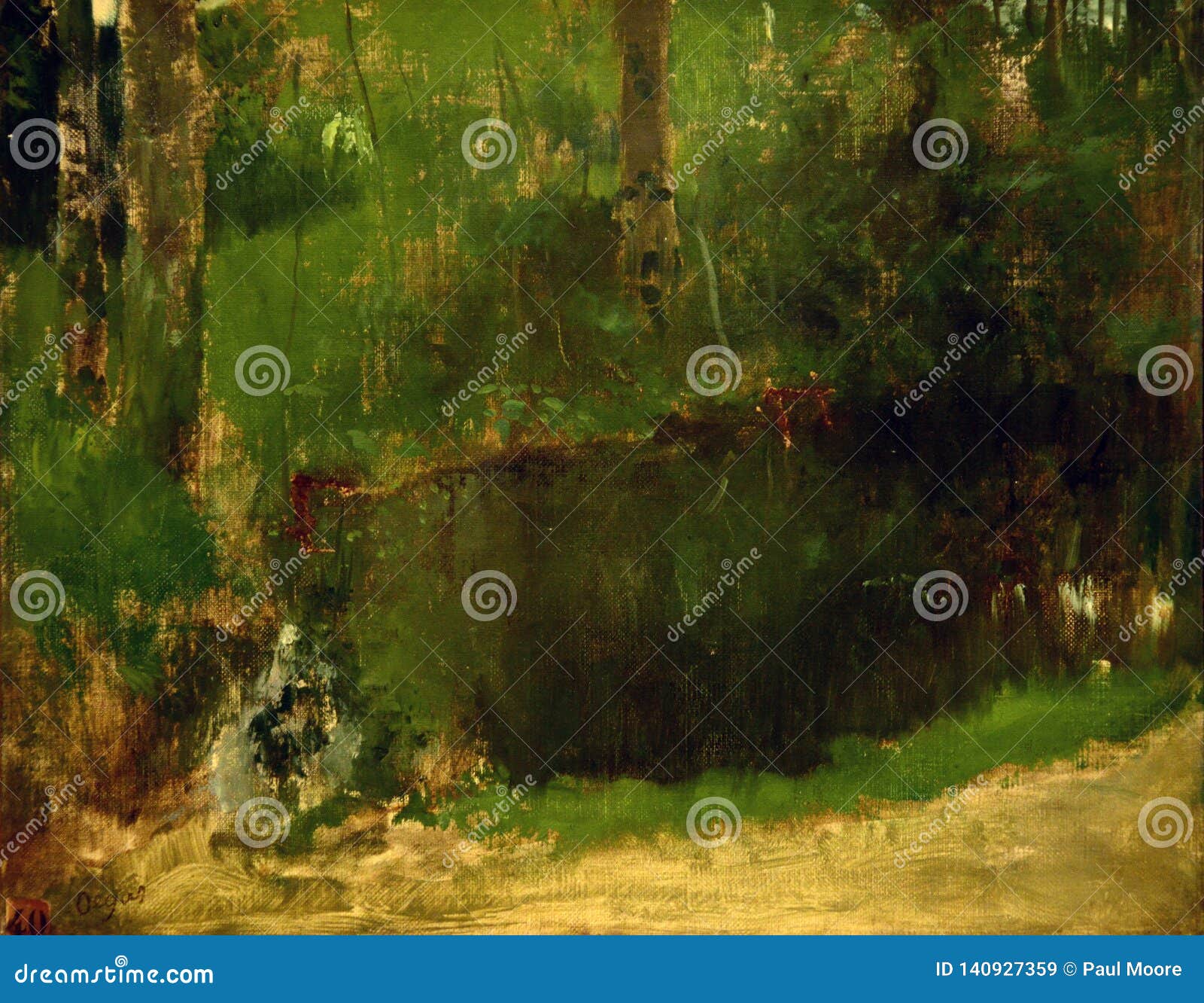 Edgar Degas Painting Editorial Photo | CartoonDealer.com #140927359