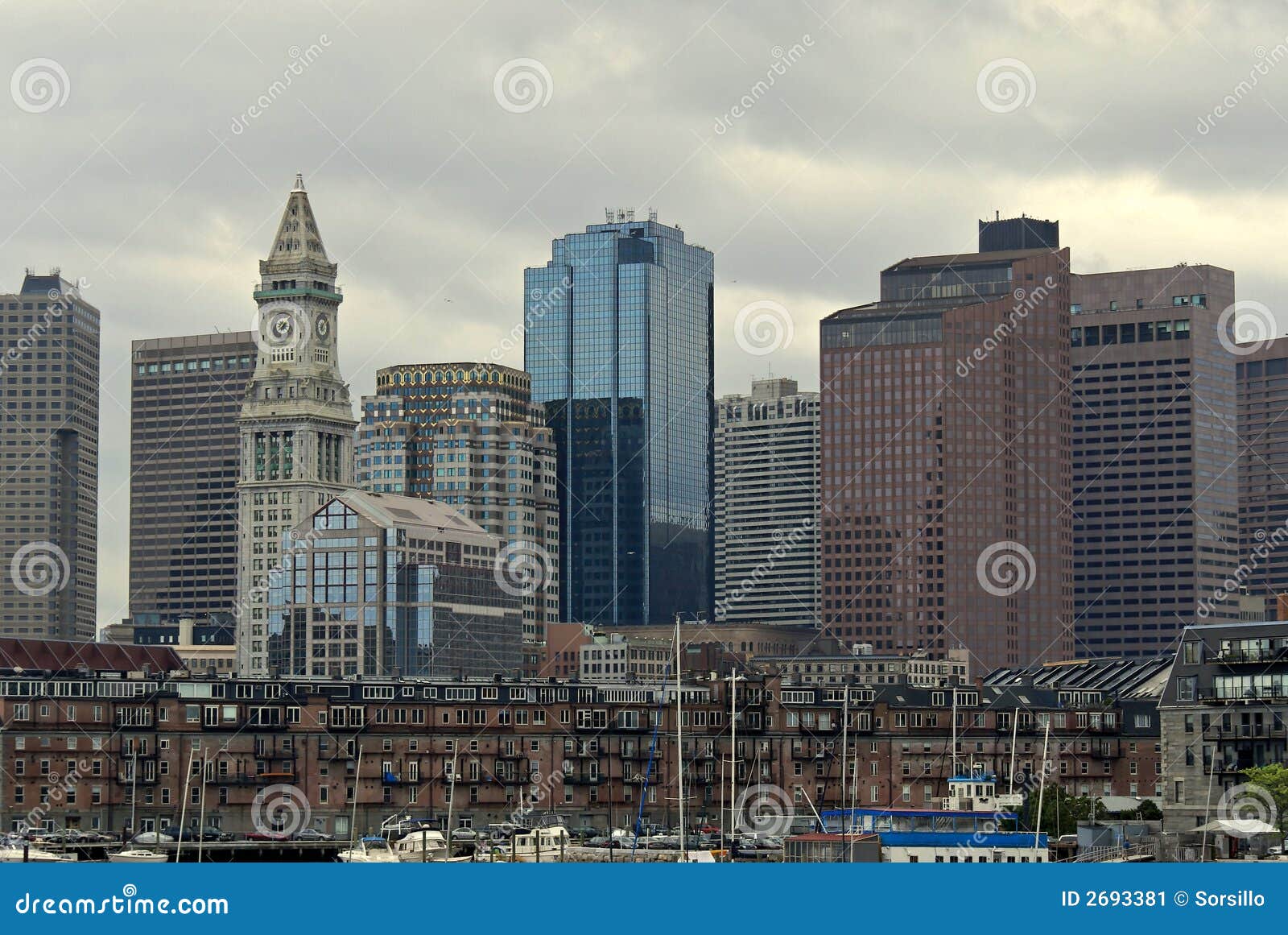 The edge of boston stock image. Image of boston, buildings - 2693381