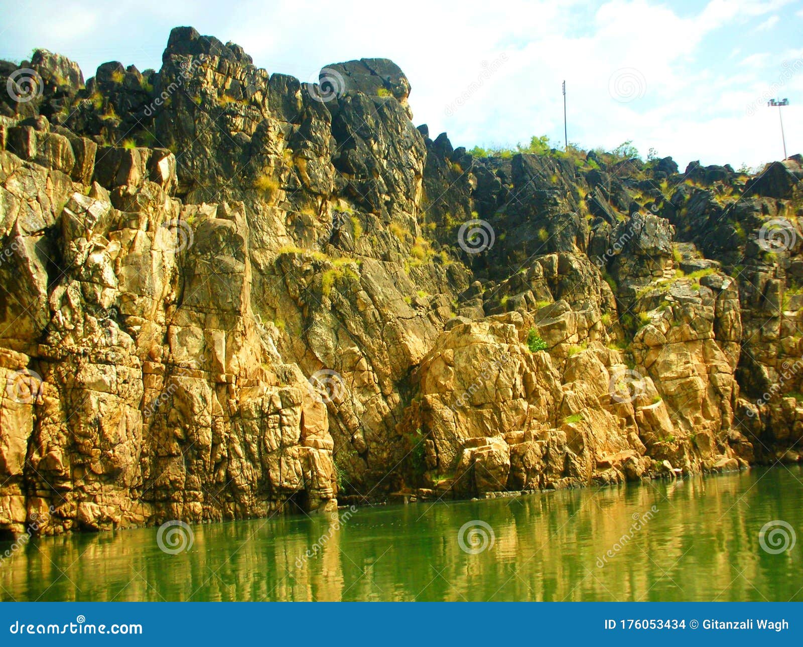 The Edge of Cliffs in Pune India Stock Photo - Image of outdoor ...