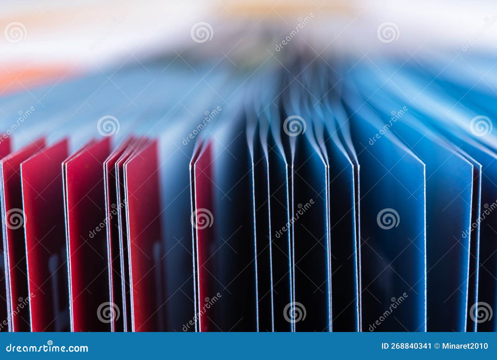 Edge of Colorful Open Book Pages Stock Image - Image of document ...