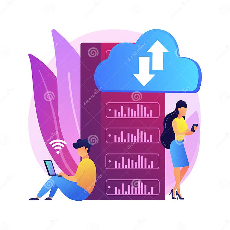 Edge Computing Abstract Concept Vector Illustration. Stock Vector ...