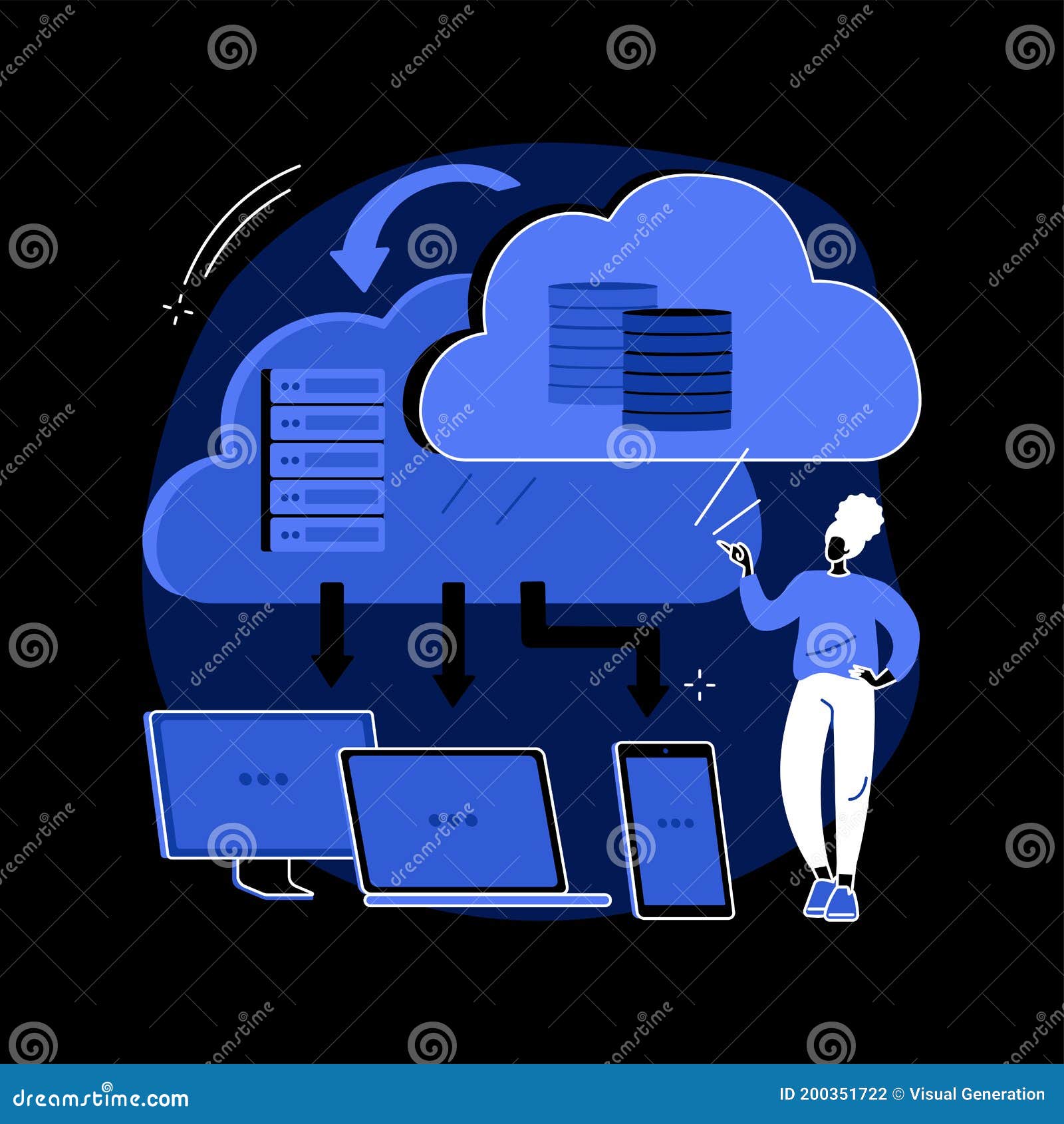 Edge Computing Abstract Concept Vector Illustration. Stock Vector ...
