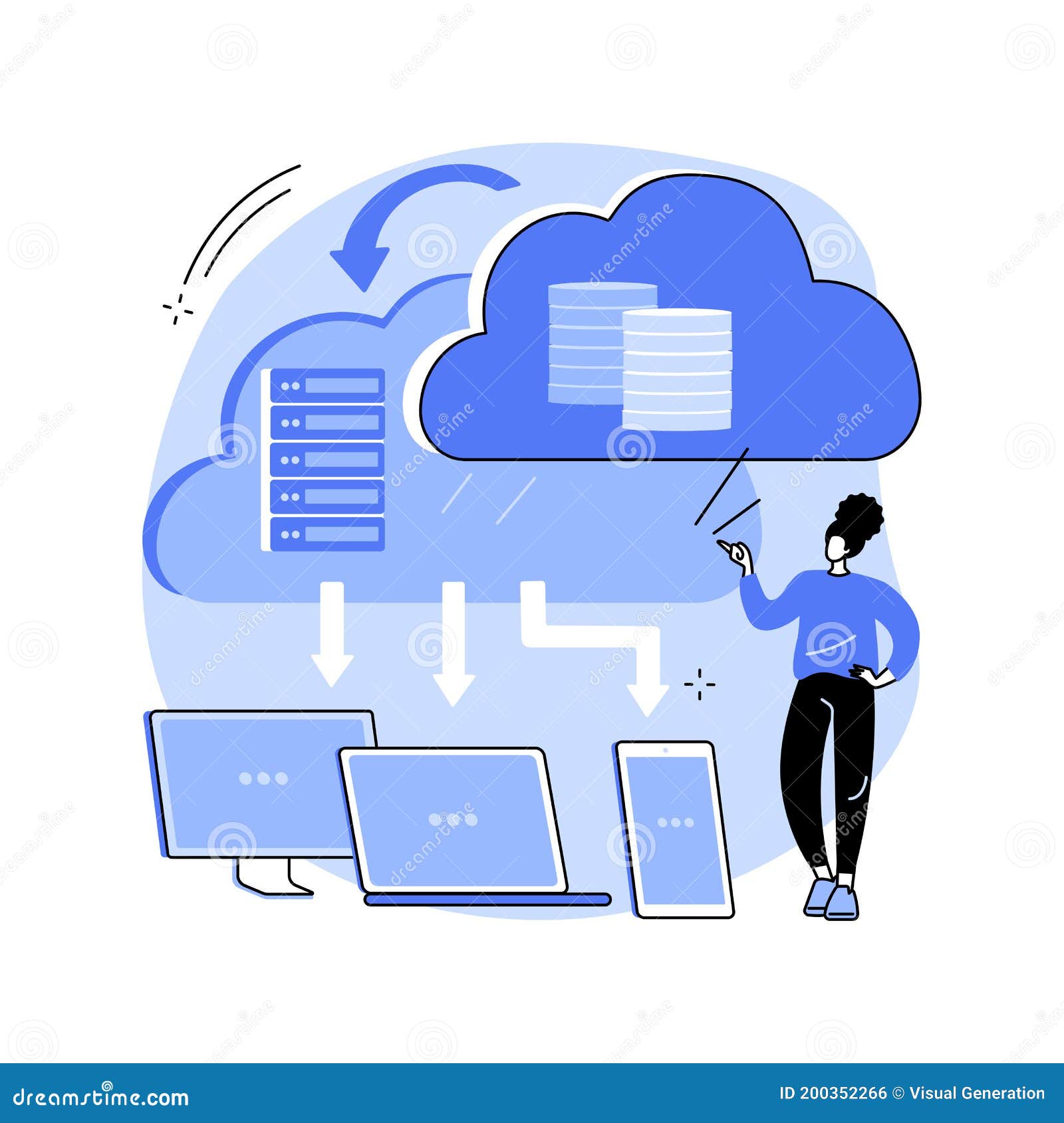 Edge Computing Abstract Concept Vector Illustration. Stock Vector ...