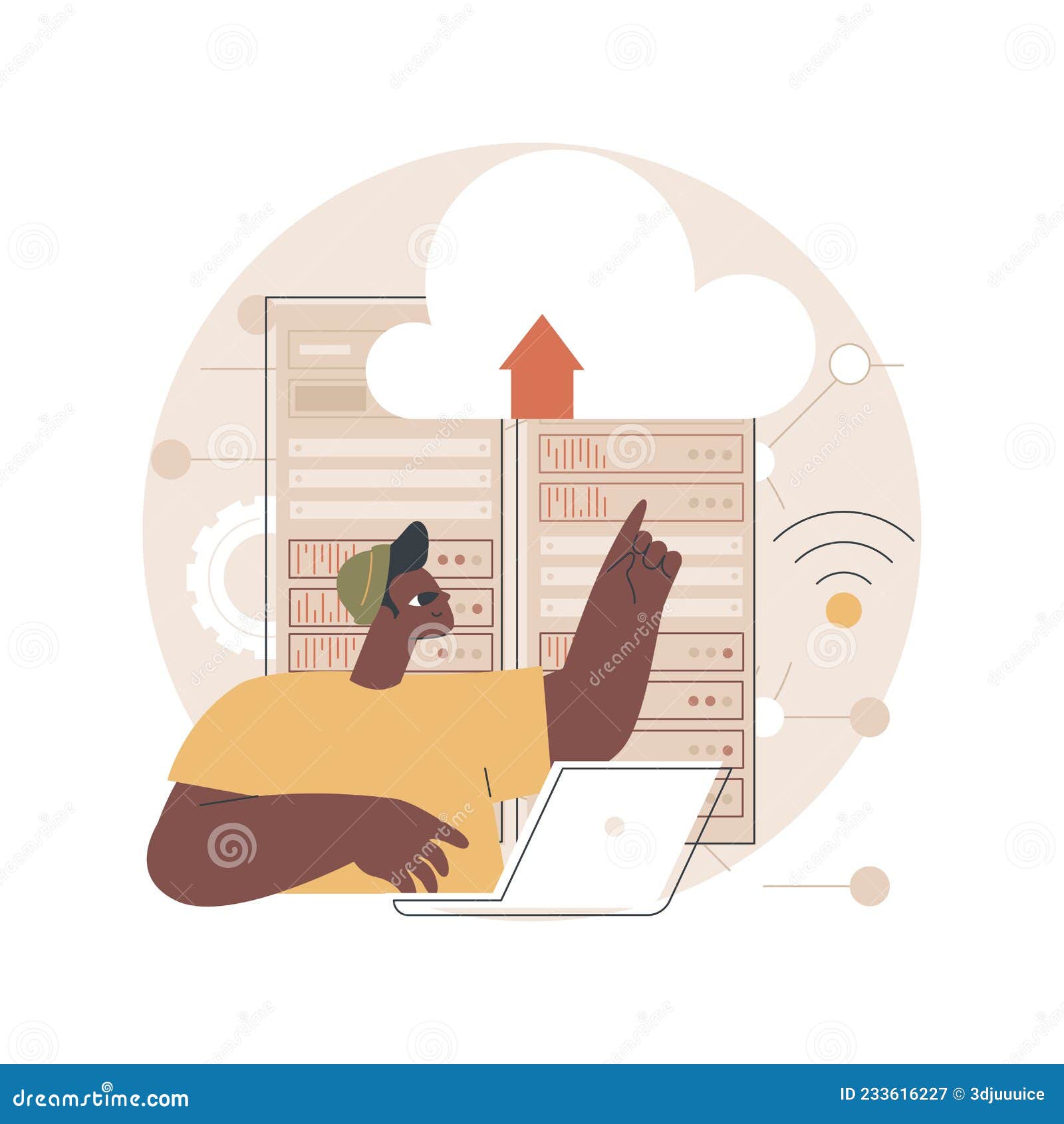 Edge Computing Abstract Concept Vector Illustration. Stock Vector ...