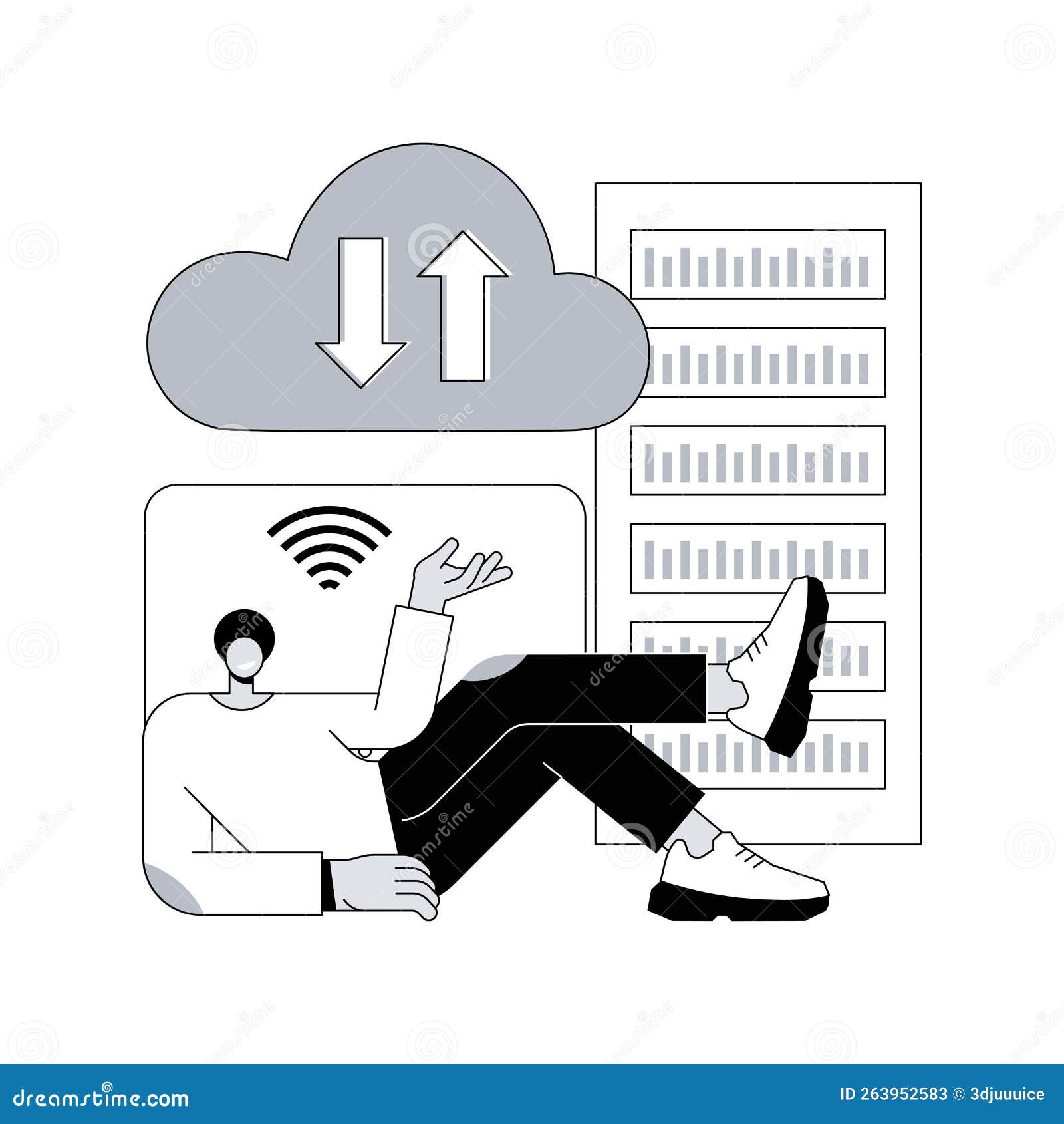 Edge Computing Abstract Concept Vector Illustration. Stock Vector ...