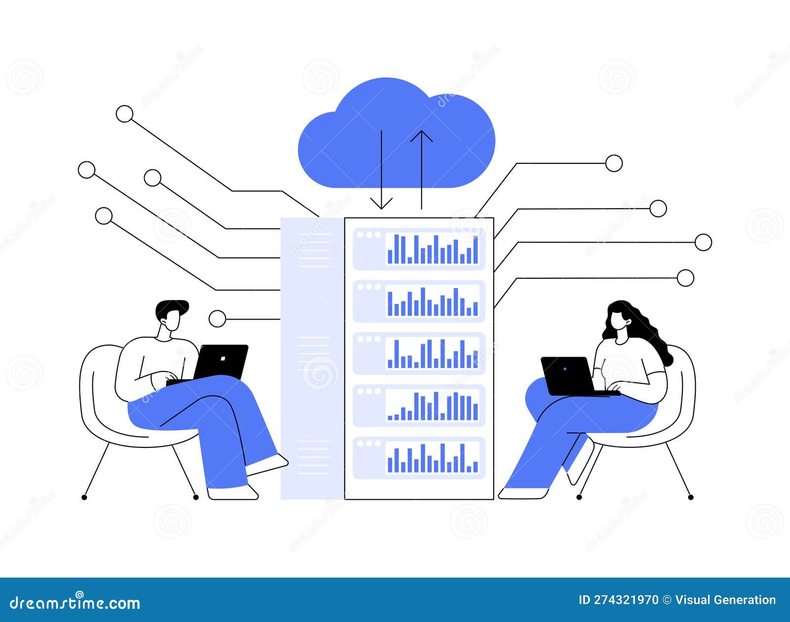 Edge Computing Abstract Concept Vector Illustration. Stock Vector ...