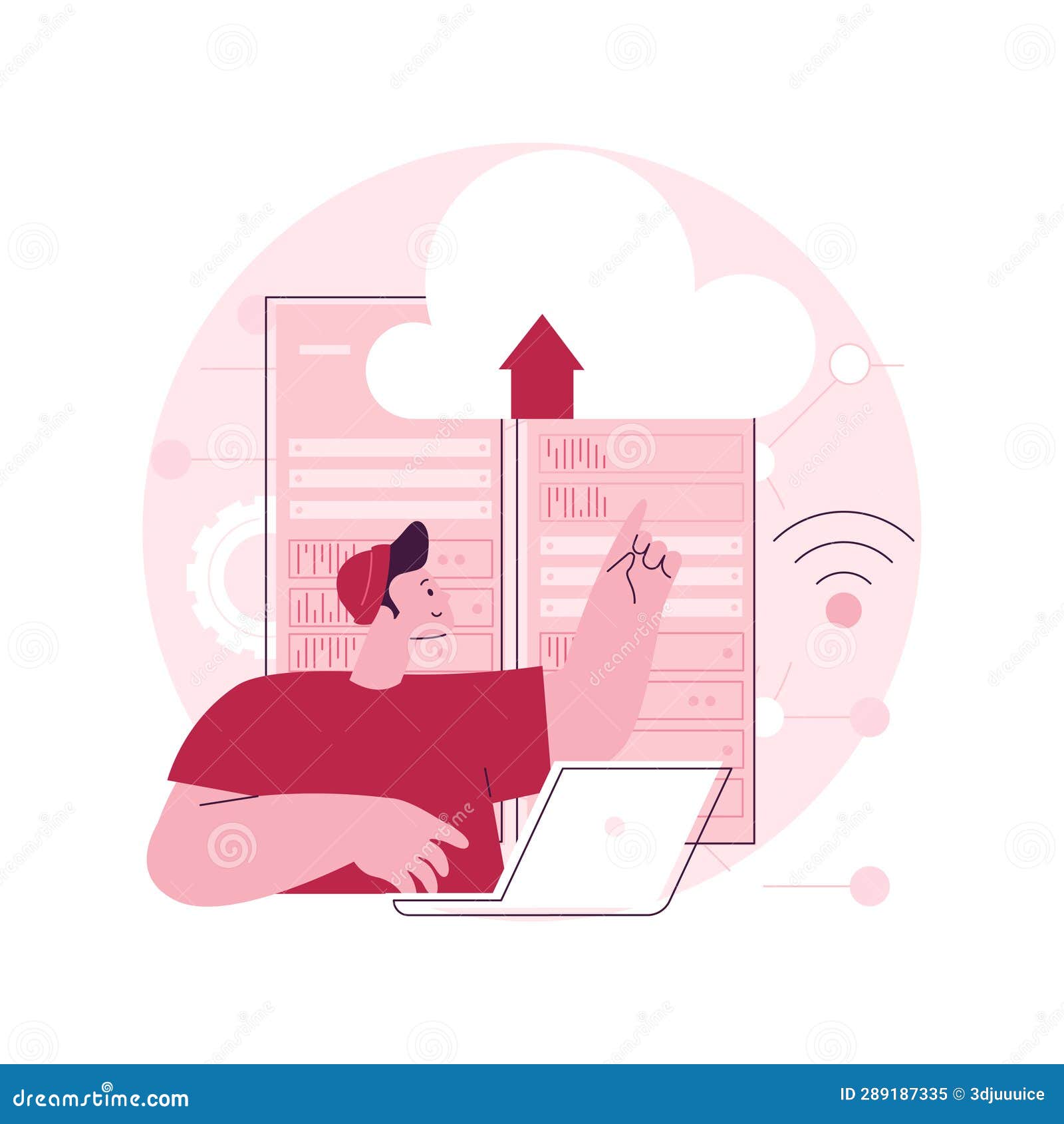 Edge Computing Abstract Concept Vector Illustration. Stock Vector ...
