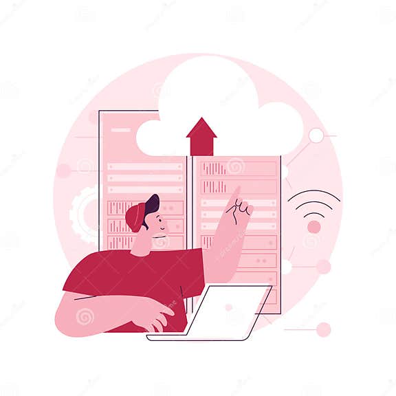 Edge Computing Abstract Concept Vector Illustration. Stock Illustration ...