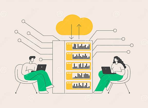 Edge Computing Abstract Concept Vector Illustration. Stock Vector ...
