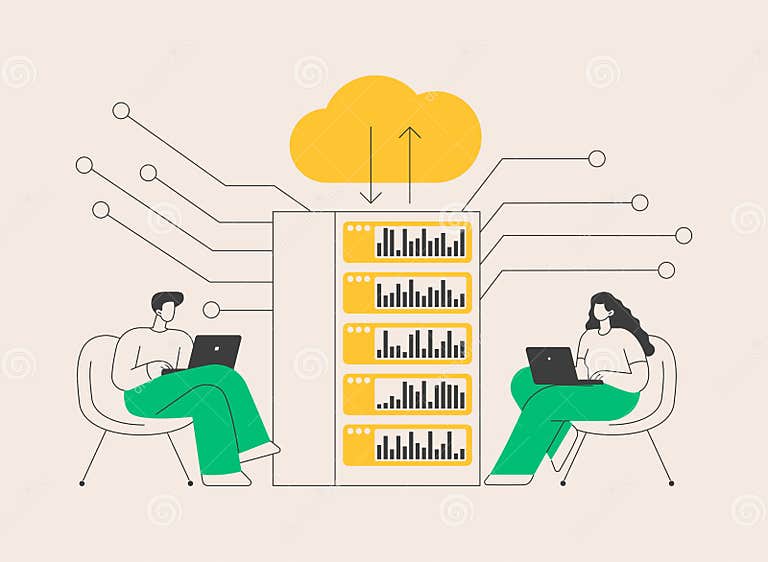 Edge Computing Abstract Concept Vector Illustration. Stock Vector ...