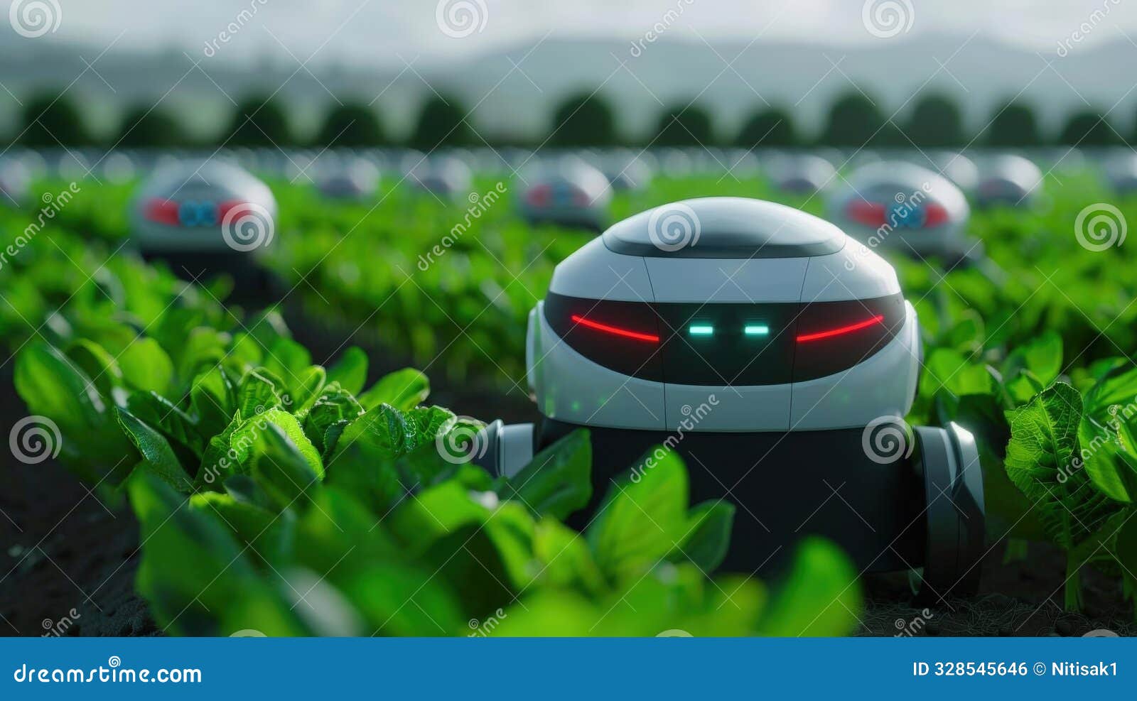 Edge Computing Autonomous Agriculture Robots Stock Illustration ... Edge Computing Autonomous Agriculture Robots Stock Illustration ...