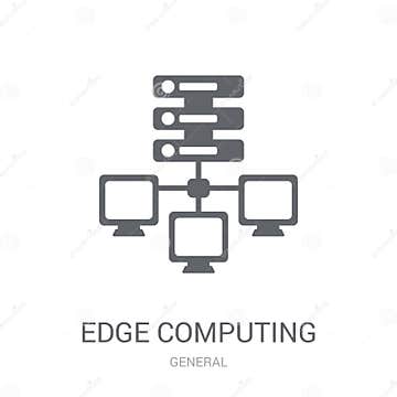 Edge Computing Icon. Trendy Edge Computing Logo Concept on White Stock ...