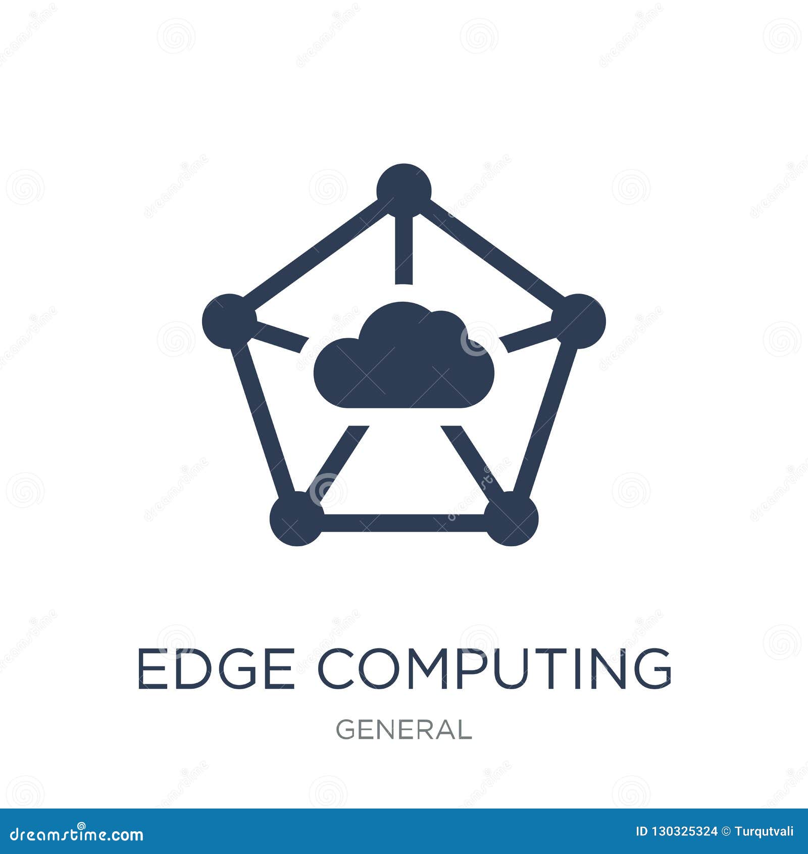 Edge Computing Icon. Trendy Flat Vector Edge Computing Icon On W ... Edge Computing Icon. Trendy Flat Vector Edge Computing Icon On W ...