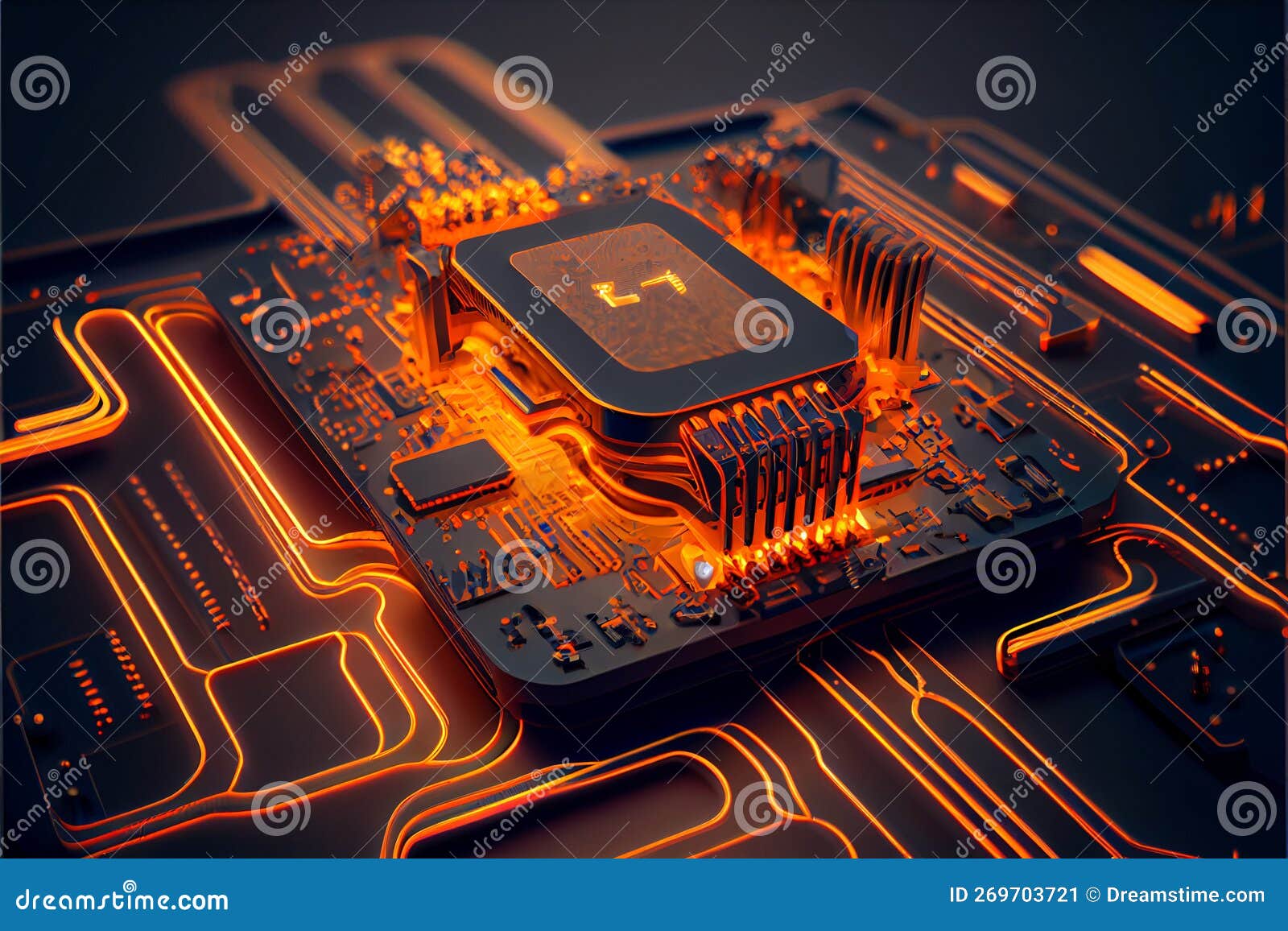 Innovative Industry Robots Processing Cardboard Boxes On Conveyor Belt ...