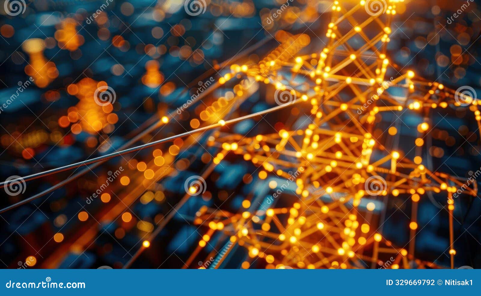 Edge Computing Smart Grid Optimization Stock Illustration ...