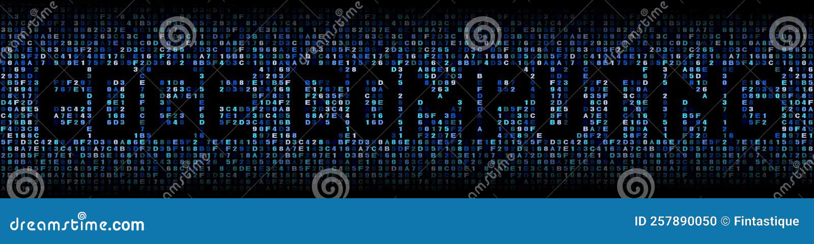 Edge Computing Text on Abstract Blue Hex Background Illustration Stock ...
