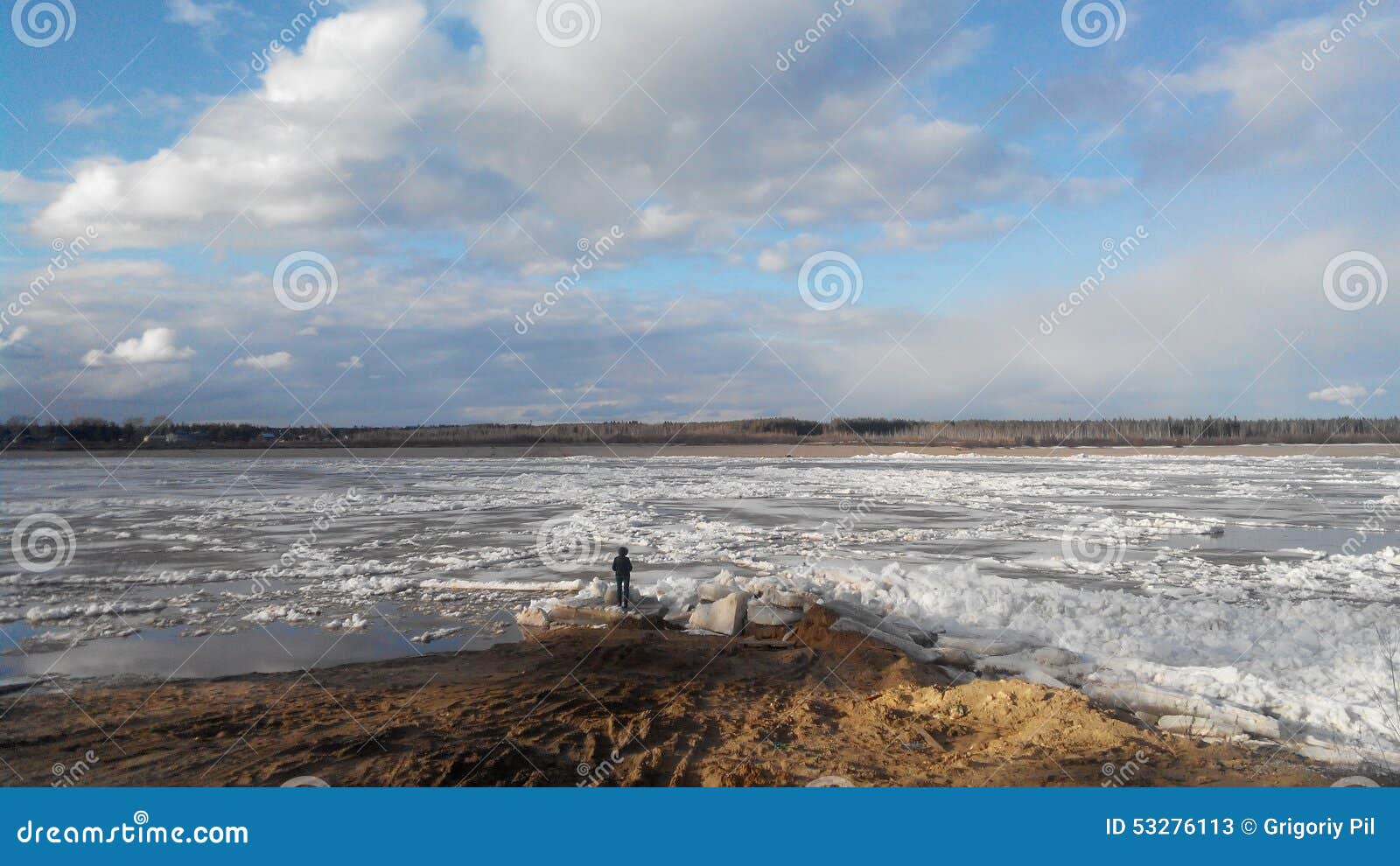 On the edge of the Earth stock image. Image of thawing - 53276113