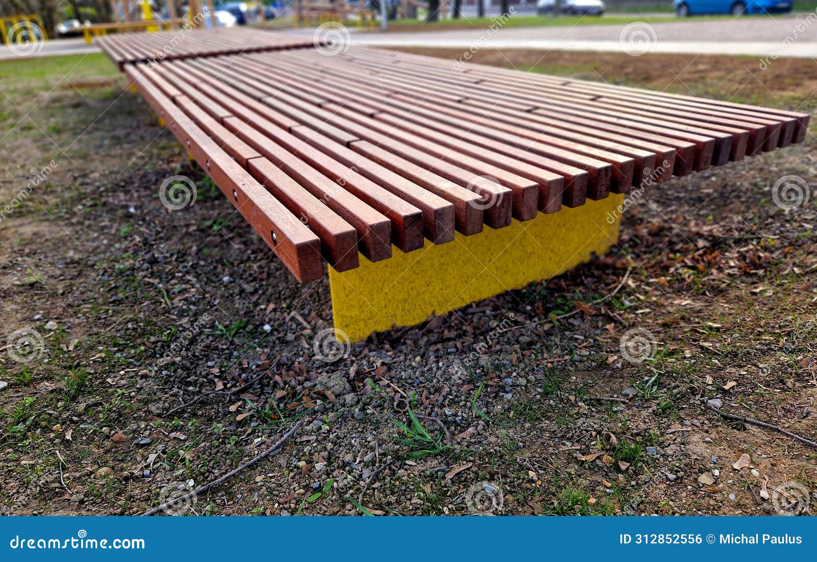 On the Edge of the Elevated Terrace Overlooking the Park Stock Photo ...