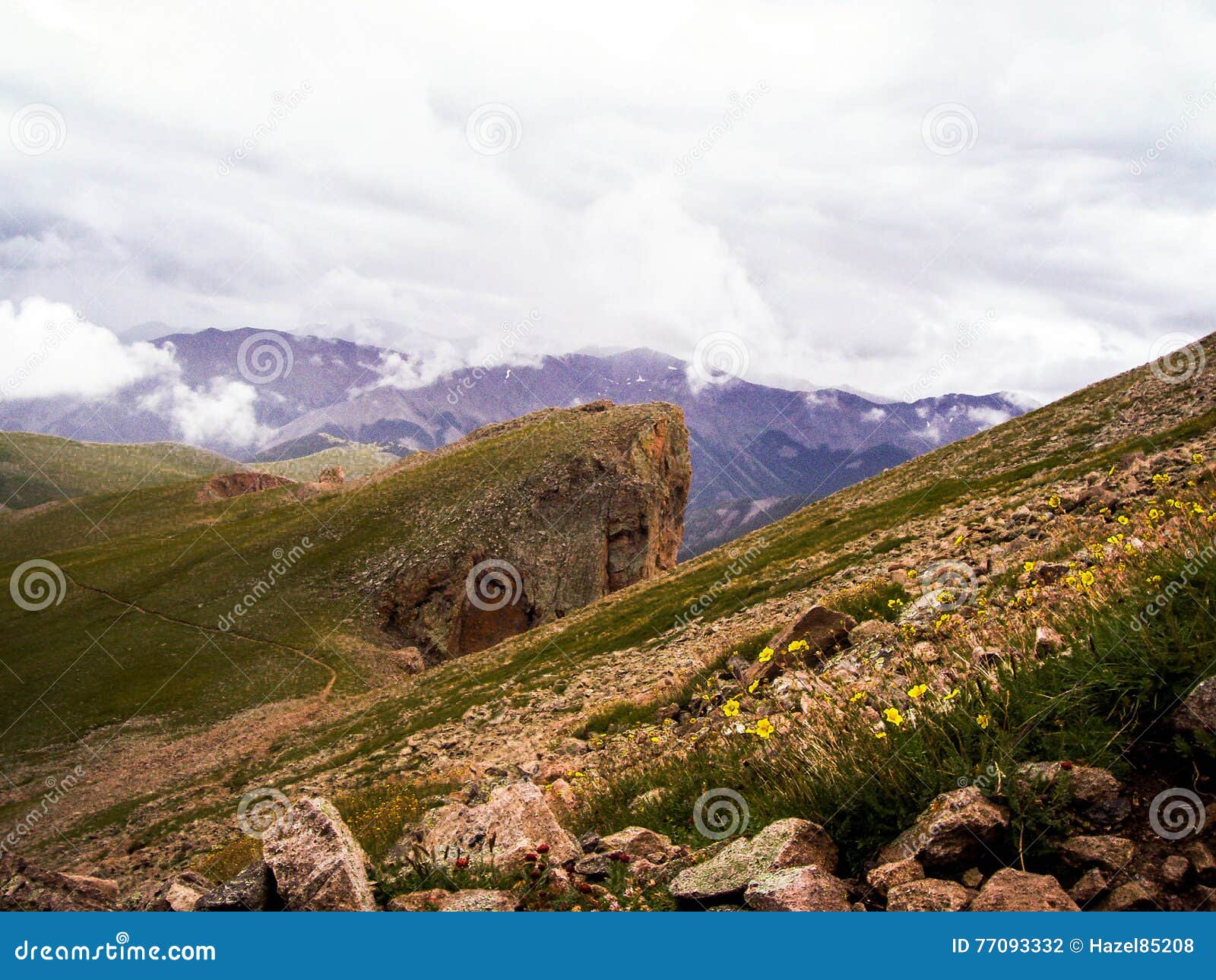 Edge of mountain stock photo. Image of mountain, rocky - 77093332