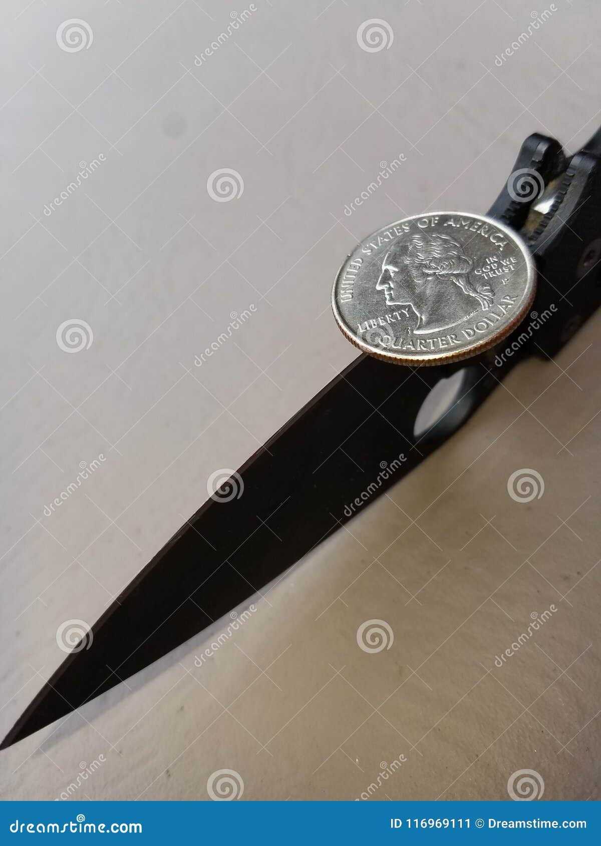 On edge stock image. Image of balance, balanced, quarter - 116969111