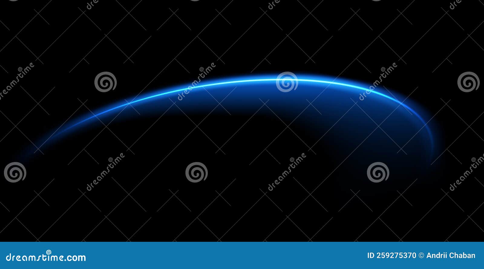 The Edge of a Solar Eclipse on a Black Background, Blue. Blue Eclipse ...