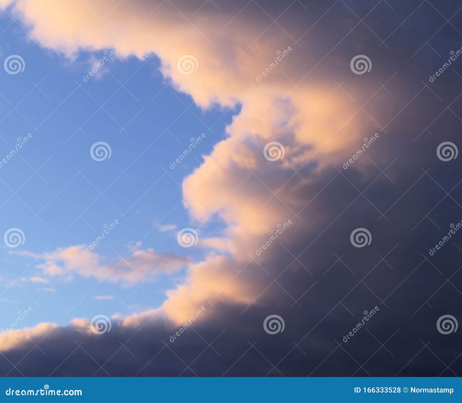 The Edge of Storm Front Clouds Stock Photo - Image of cumulus ...