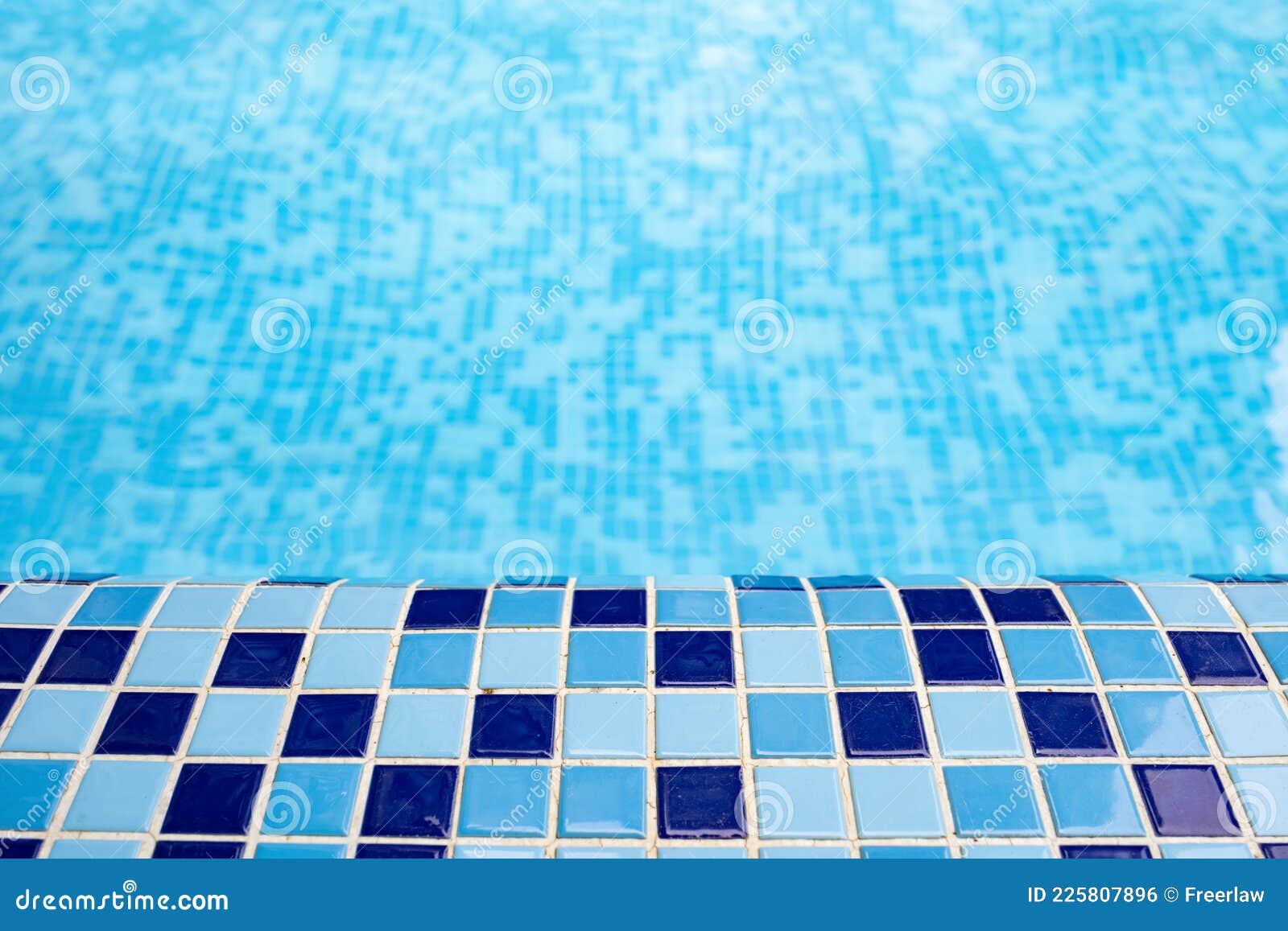 An Edge of a Swimming Pool in a Sunny Day Stock Photo - Image of ...
