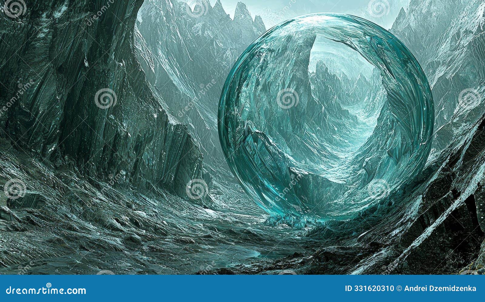 The Edge of the Universe. a Surreal Mystical Fantasy Artwork Stock ...