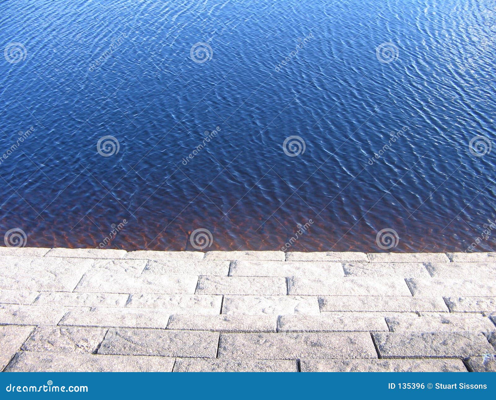 Edge of water stock photo. Image of soothing, stone, skimming - 135396