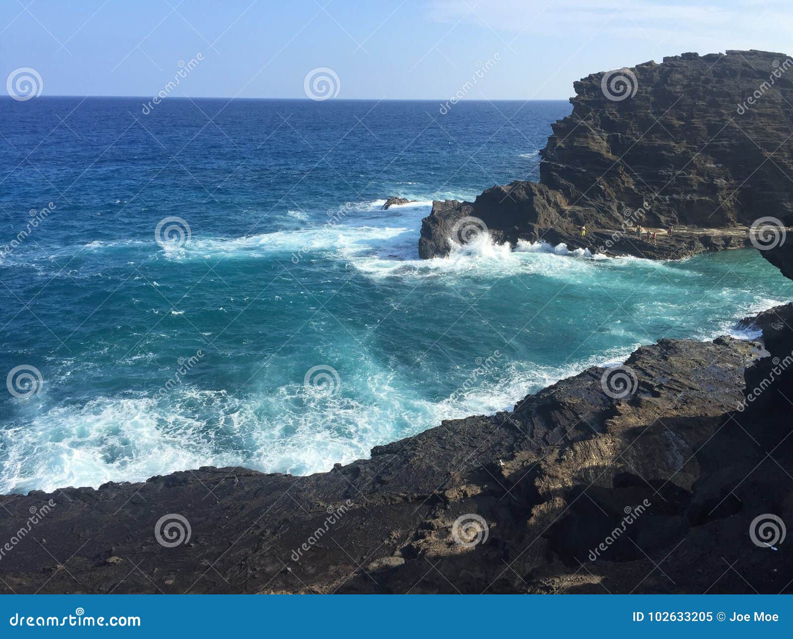 The edge of water stock image. Image of waves, beachside - 102633205