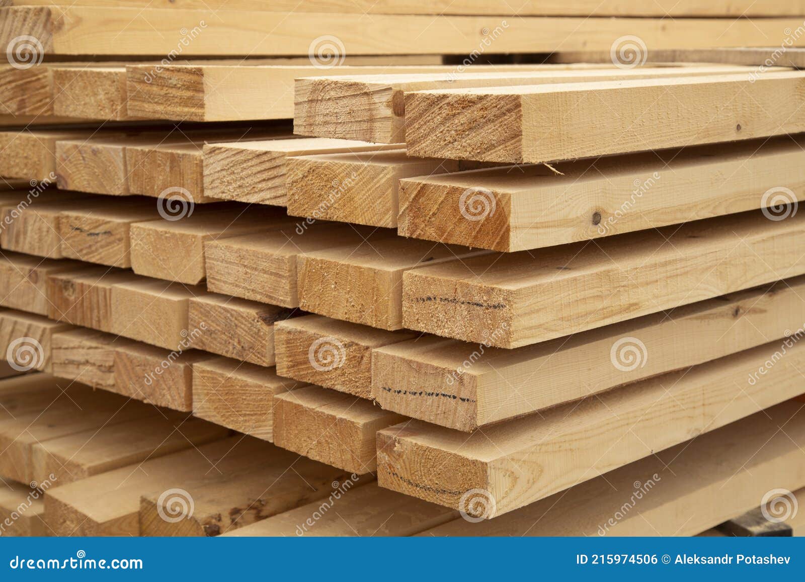 Edged Boards.Building Material Stock Photo - Image of edge, store ...
