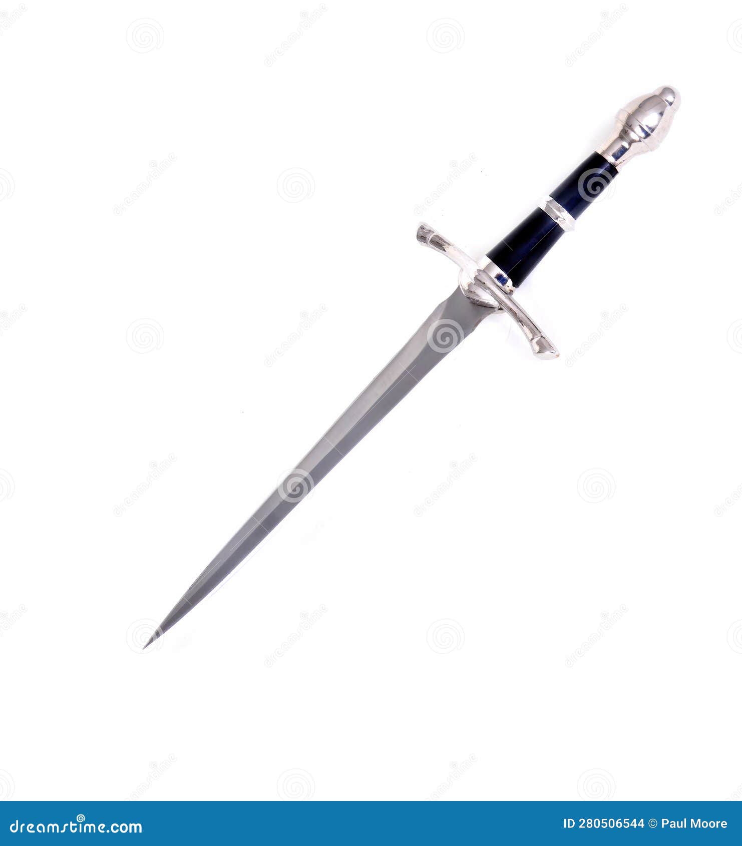 Dirk Isolated Over a White Background Stock Photo - Image of cutlass ...