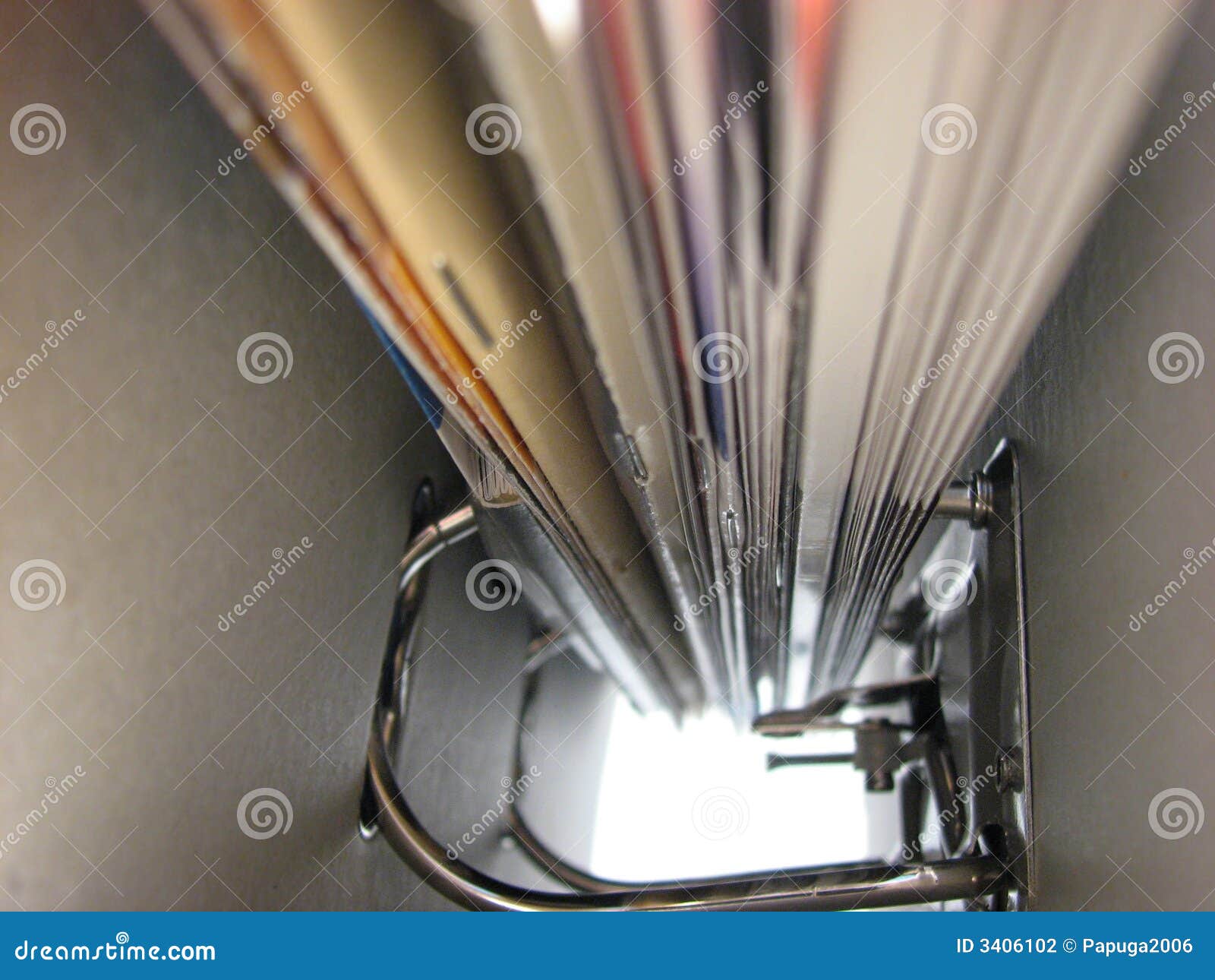 Edges of folders stock photo. Image of office, mechanism - 3406102